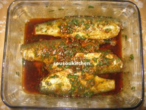 Poisson à la marocaine et riz - Sousoukitchen