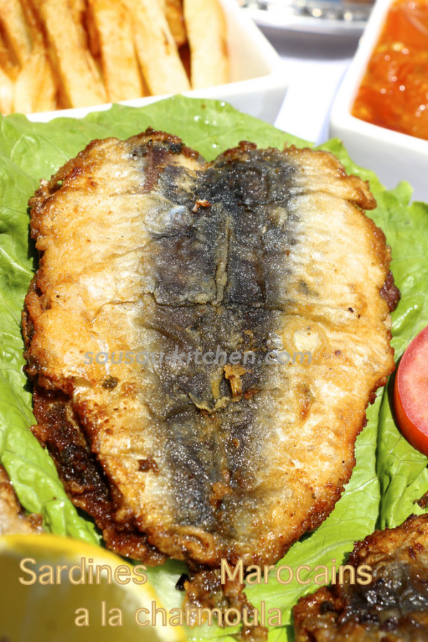Sardines farcies à la chermoula {recette traditionnelle}