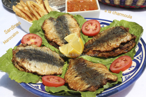 Sardines farcies à la chermoula {recette traditionnelle}